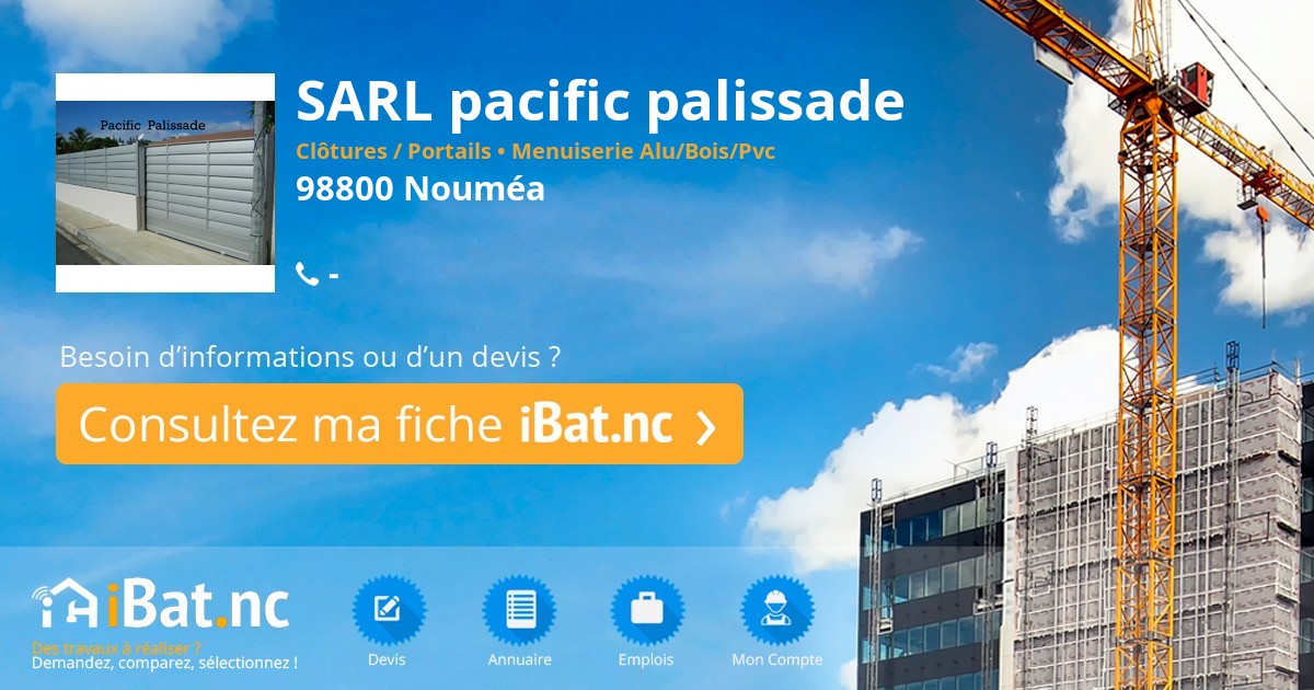 SARL pacific palissade